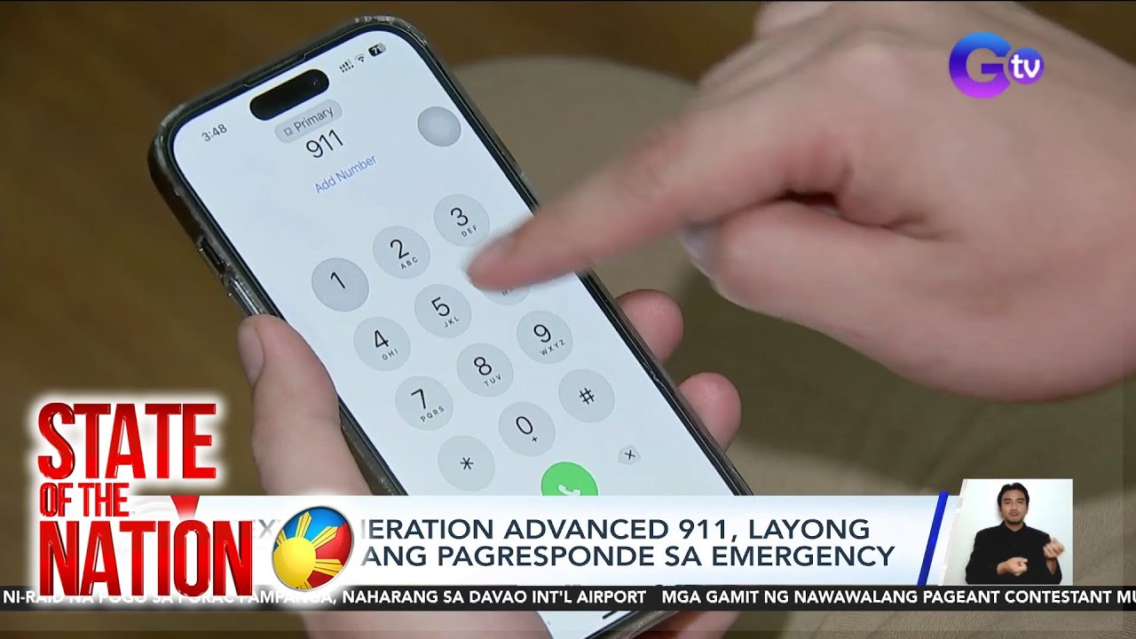 Next Generation Advanced 911, layong pabilisin ang pagresponde sa emergency | SONA - YouTube