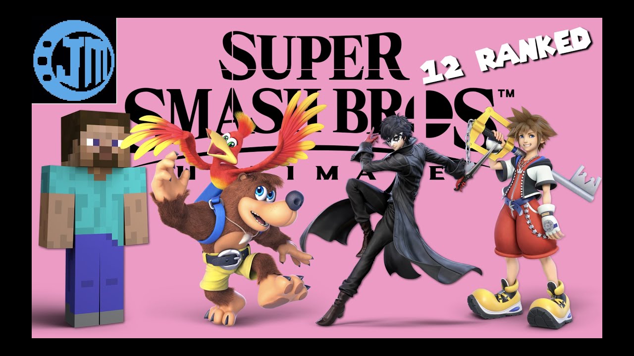 All 12 Super Smash Bros. Ultimate DLC Characters Ranked - YouTube