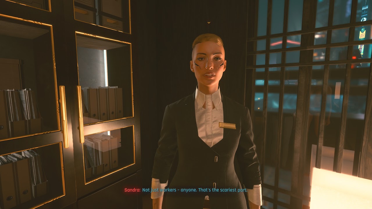Cyberpunk 2077, Sandra Dorsett, Full Disclosure, Hacked Databank - YouTube
