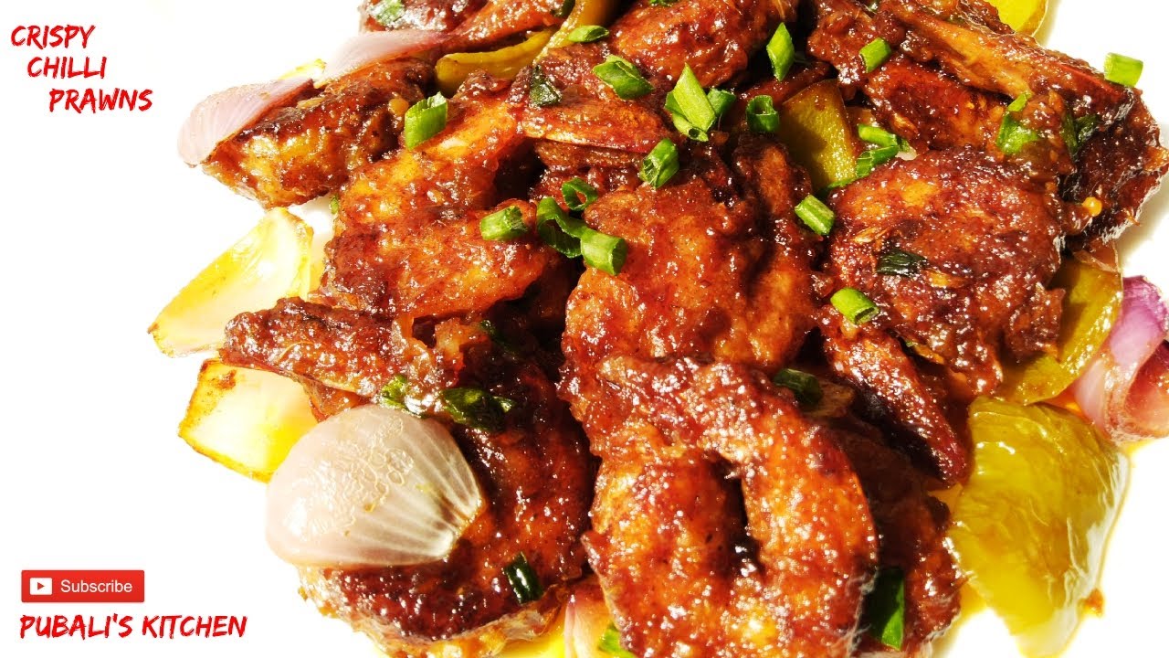 Crispy Chilli Prawns | Fish Starter Recipe | Prawns - YouTube
