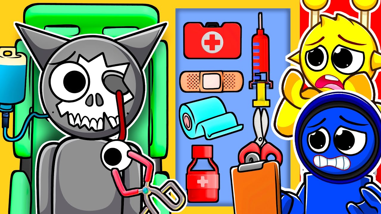 SPRUNKIS GET SURGERY! (Fixed Sprunki Animations) - YouTube