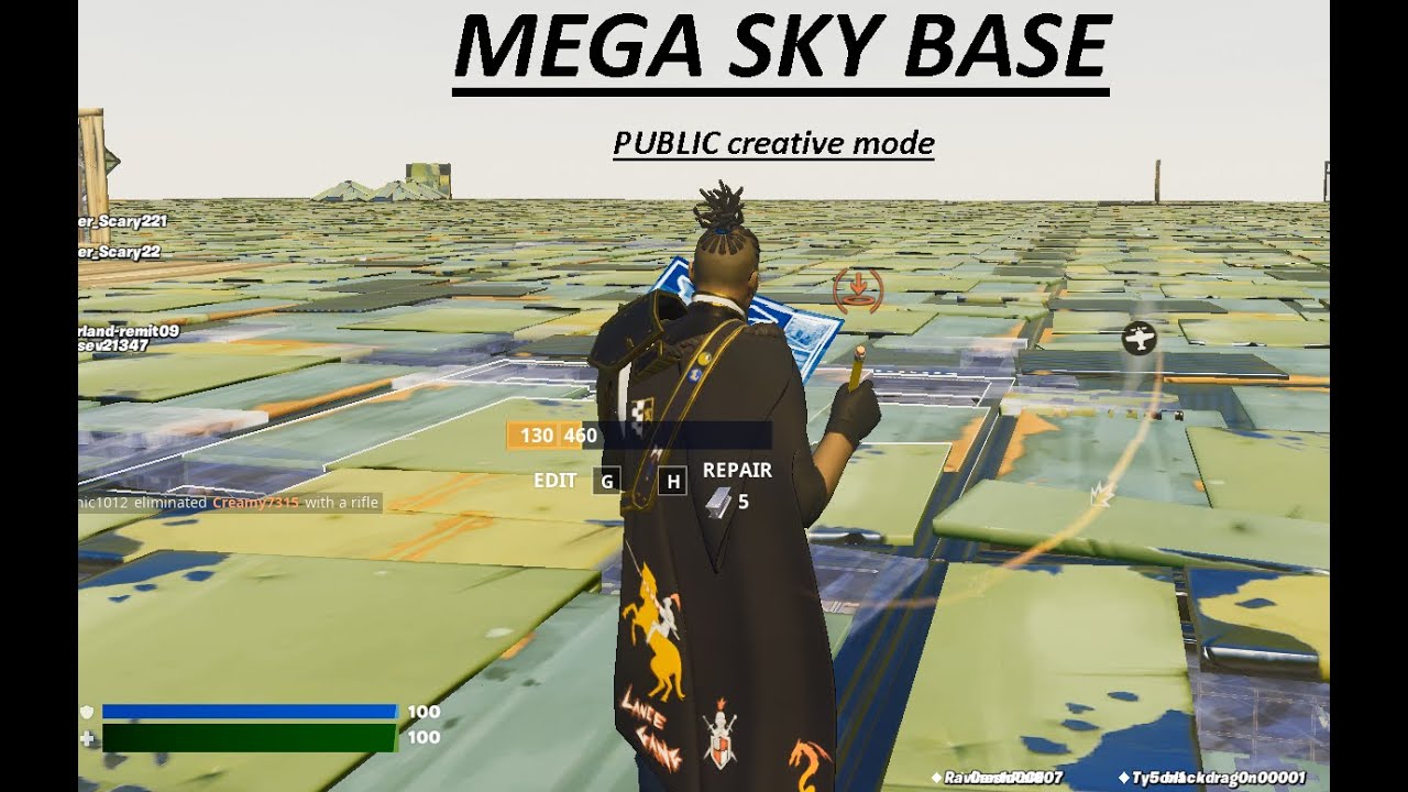 MEGA SKY BASE in fortnite pubic creative - YouTube