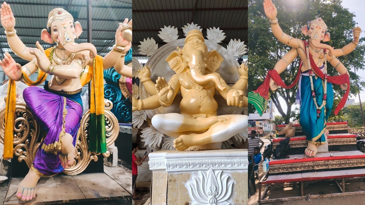 Shree Chaudhary Arts Ganesh Idols 2023 | Ganesh Making 2023 | Eagle Eye ...