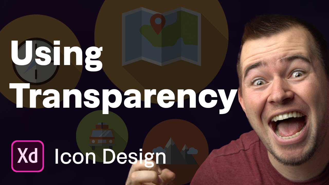 Using Transparency to Cast Icon Shadows In Adobe XD | Ep 18/30 [Icon ...