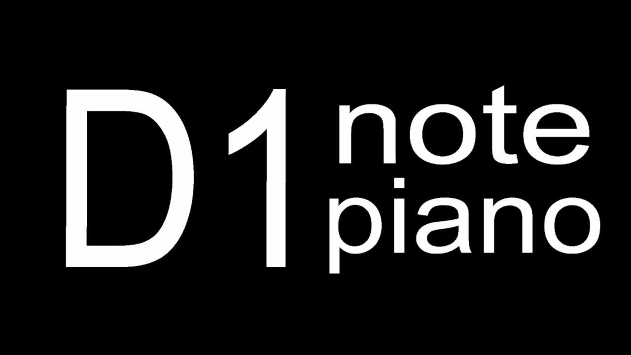 D1 Piano Note - YouTube