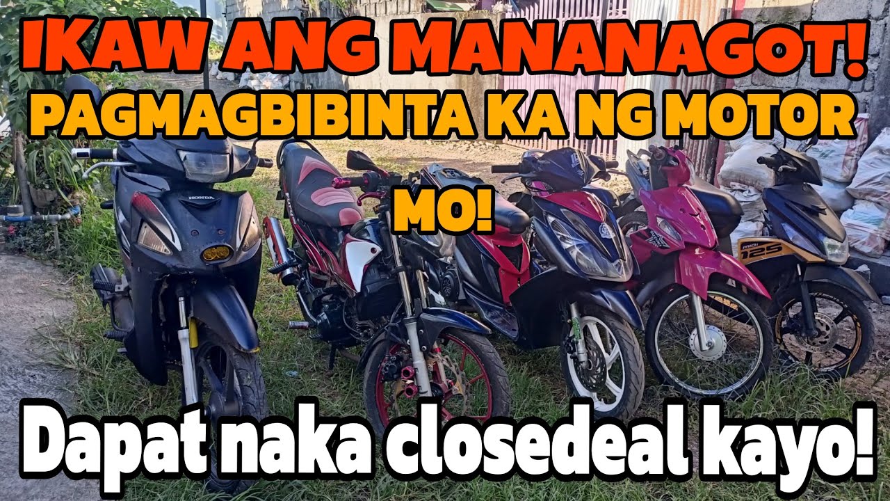 PAANO ANG PAGBIBINTA NG MOTOR MO! LALO'T SA PANGALAN MO ANG MOTOR ...