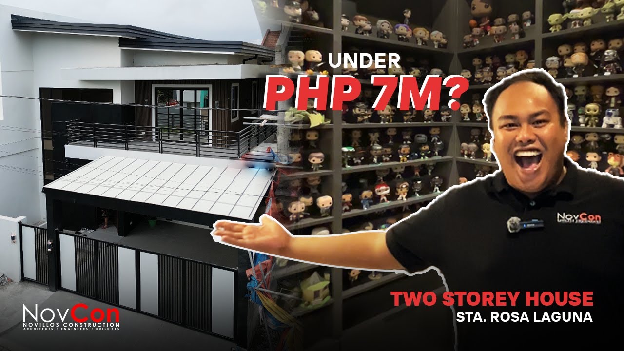House Tour 16: 2 Storey House at Sta. Rosa, Laguna - YouTube