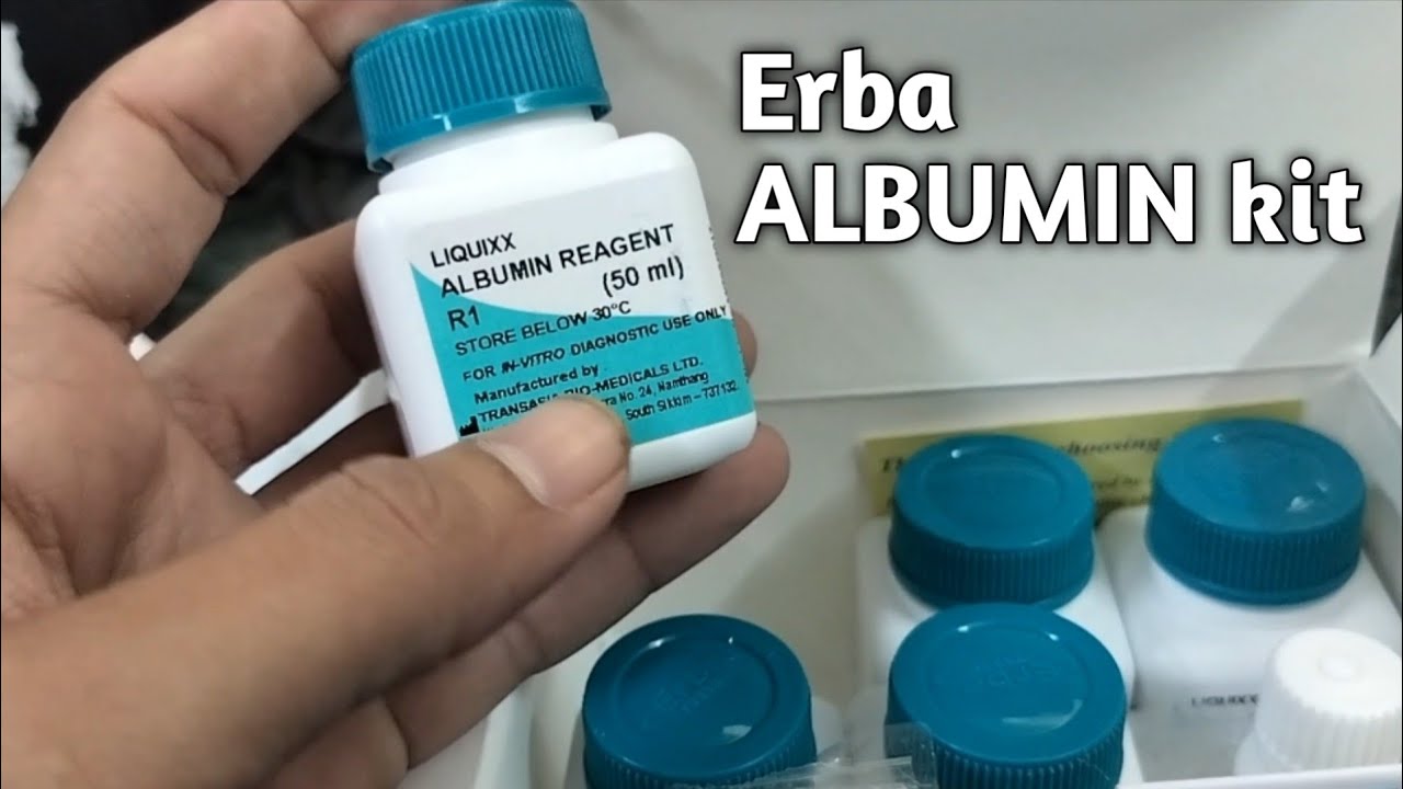 Erba Albumin kit || Biochemistry test - YouTube