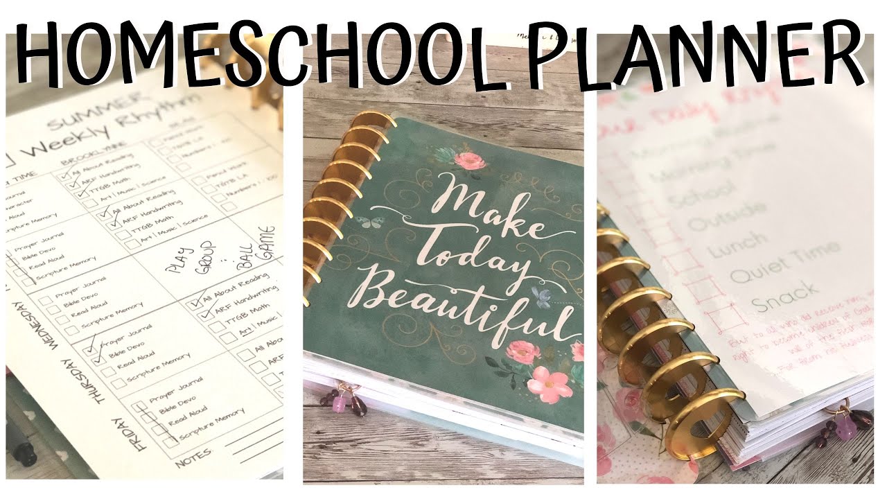 SIMPLE HOMESCHOOL TEACHER PLANNER | 2019/2020 Pre-K & K | Prayers ...