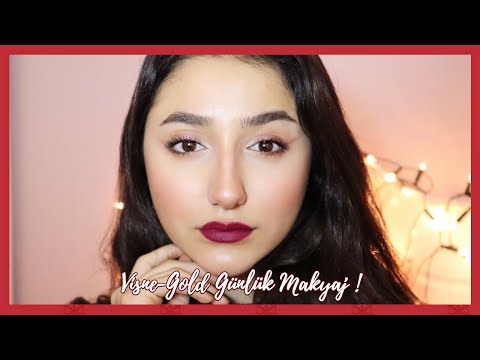 #YeniYılaSon15: Vişne-Gold Günlük Makyaj | İrem Çalhan