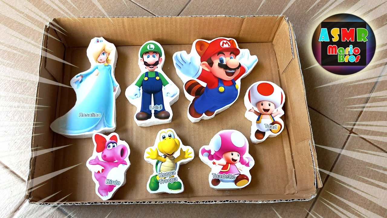#133 Box Full of Mario Bros ASMR Unexpectedly Soothing Sounds Rosalina ...