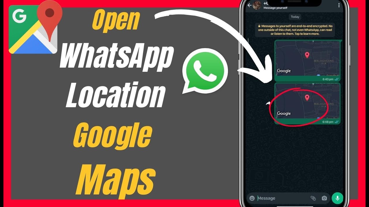How To Open WhatsApp Location In Google Maps- Complete Guide - YouTube