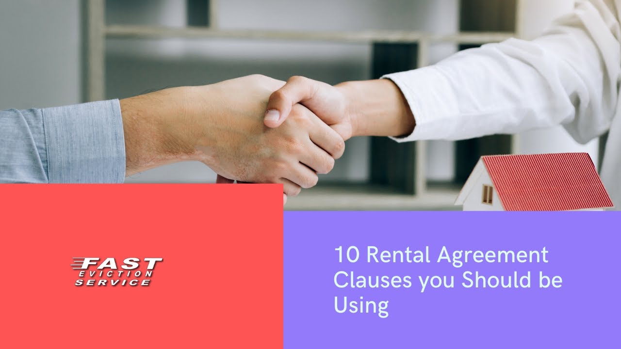 10 Rental Agreement Clauses You Should be Using - YouTube