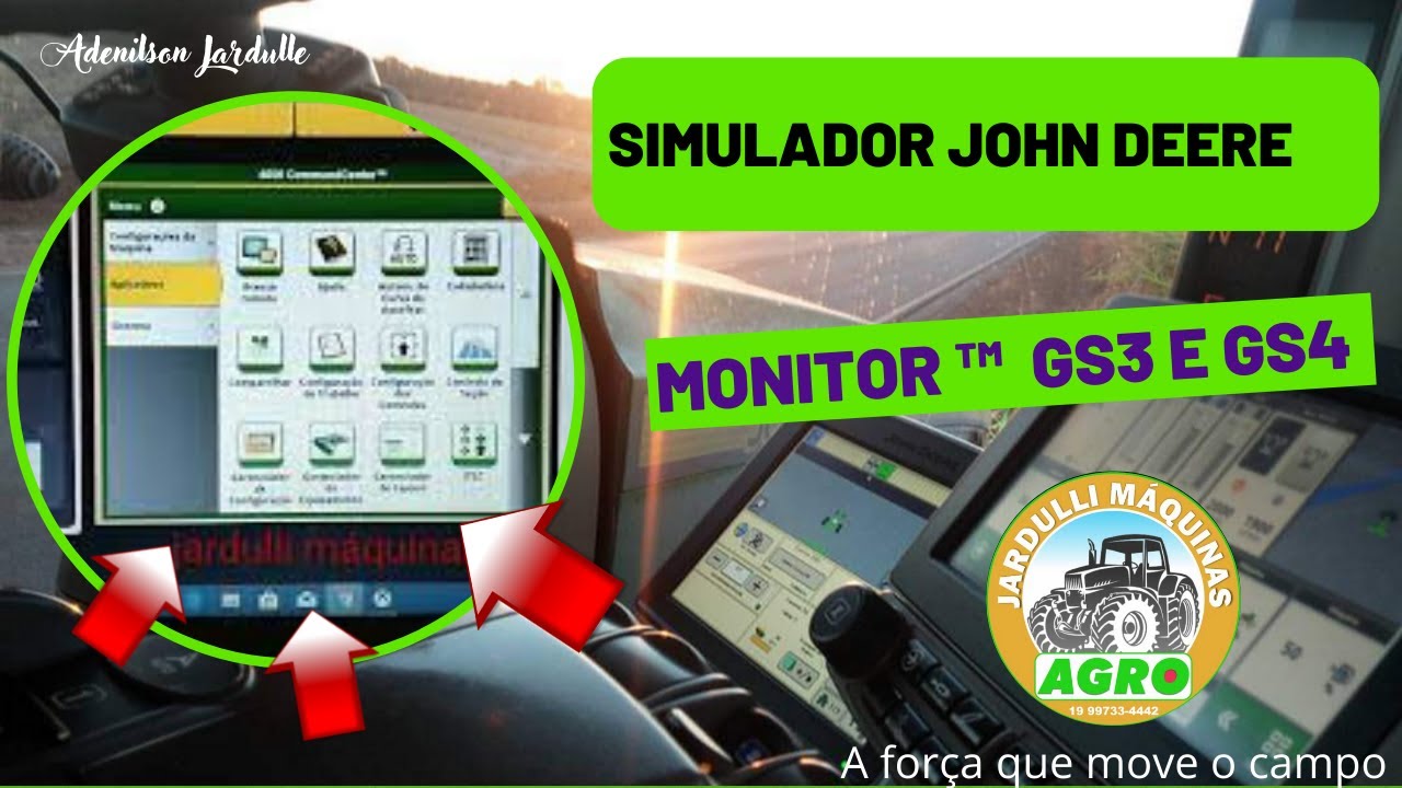 Simulador John Deere GS4 e GS3 aprenda online - YouTube