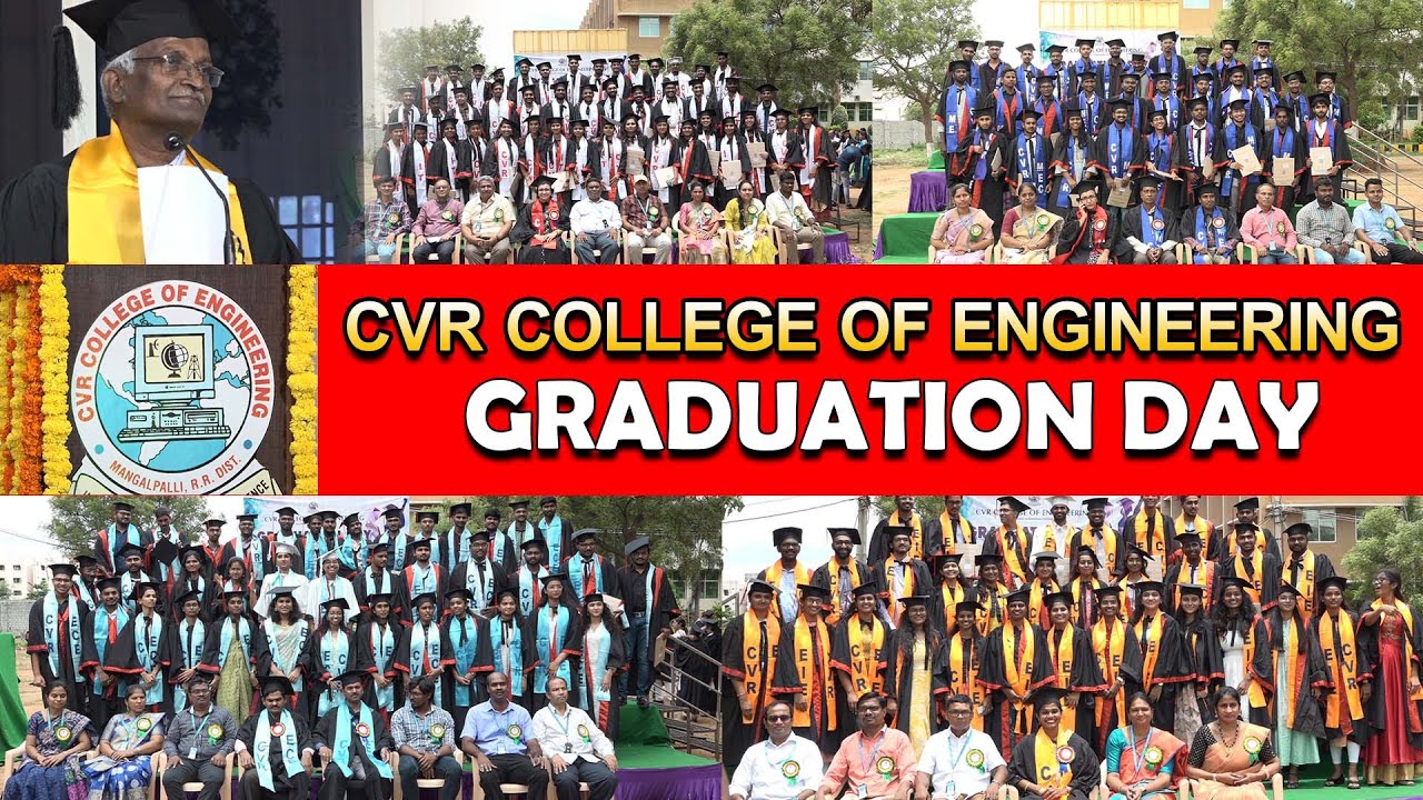 cvr engineering college hyderabad | cvr college | graduation day | ittv ...