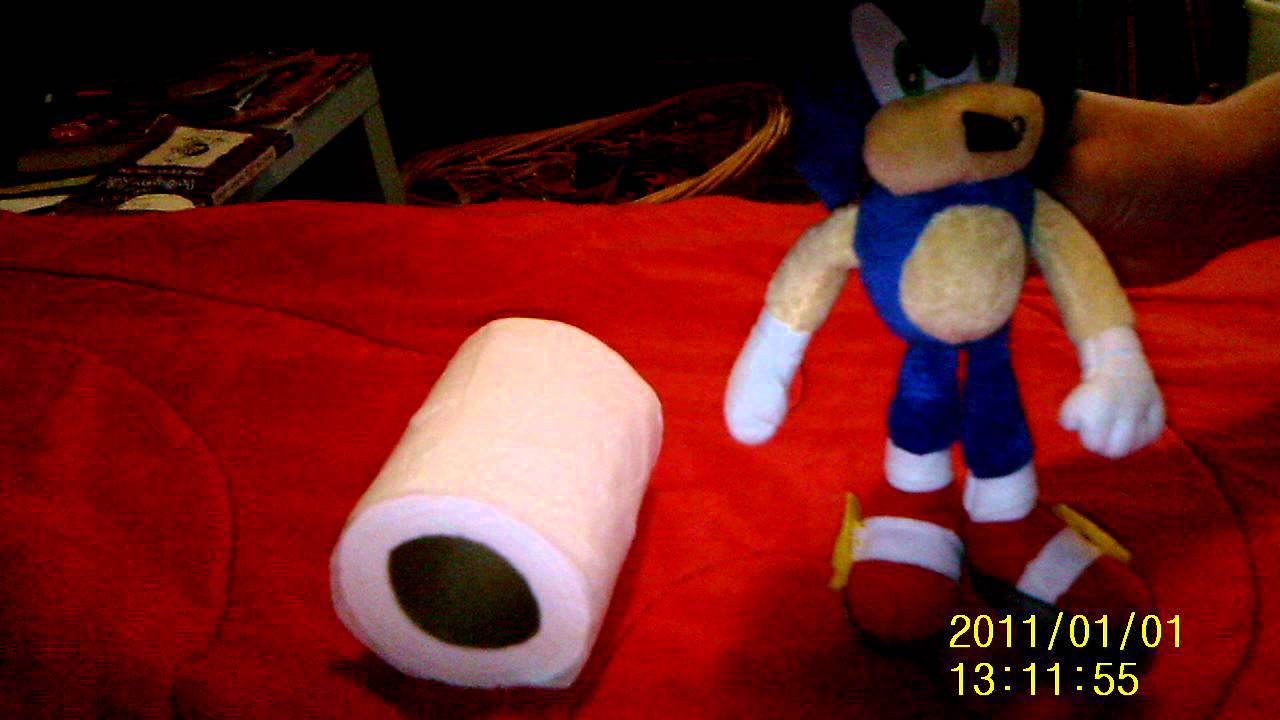 sonic vs toilet paper - YouTube