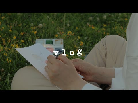 Günlük & Sessiz Vlog || Sebzeli Dürüm, Mini Piknik, Mutfaklı vlog, Sulu boya, Pratik kahvaltı tarifi