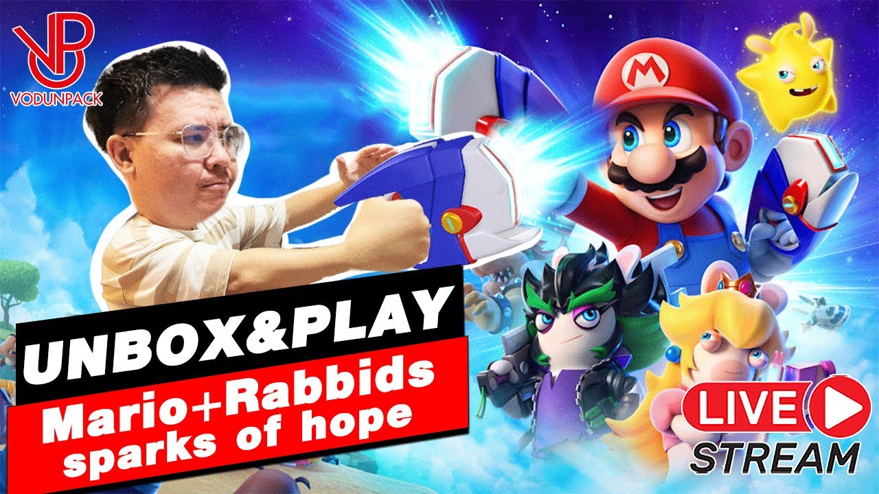 [Live] UNBOX & PLAR MARIO RABBIT SPARK OF HOPE มาริโอ + แรบบิดส์ สปาร์ก ...