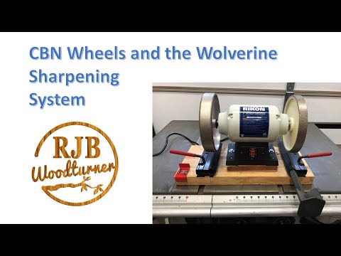 CBN Wheels - Wolverine Sharpening Systen - Rikon Grinder