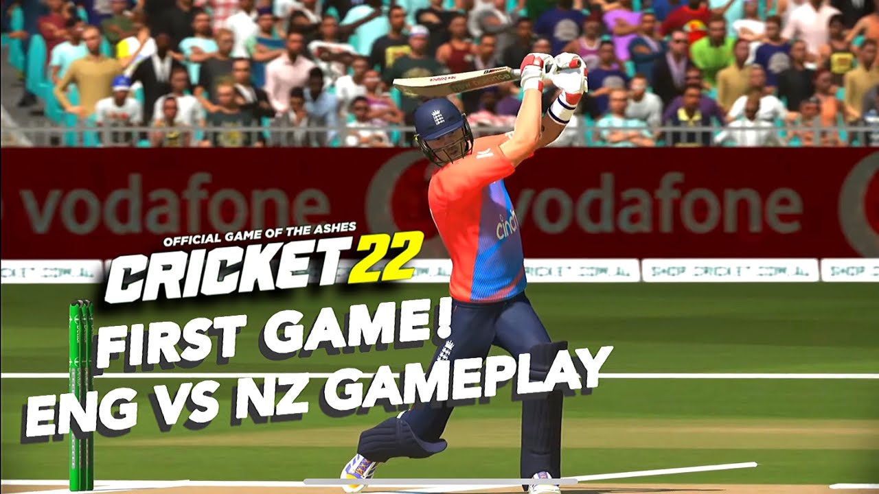Cricket 22 First Game • England vs New Zealand Gameplay • Cricket 22 ...