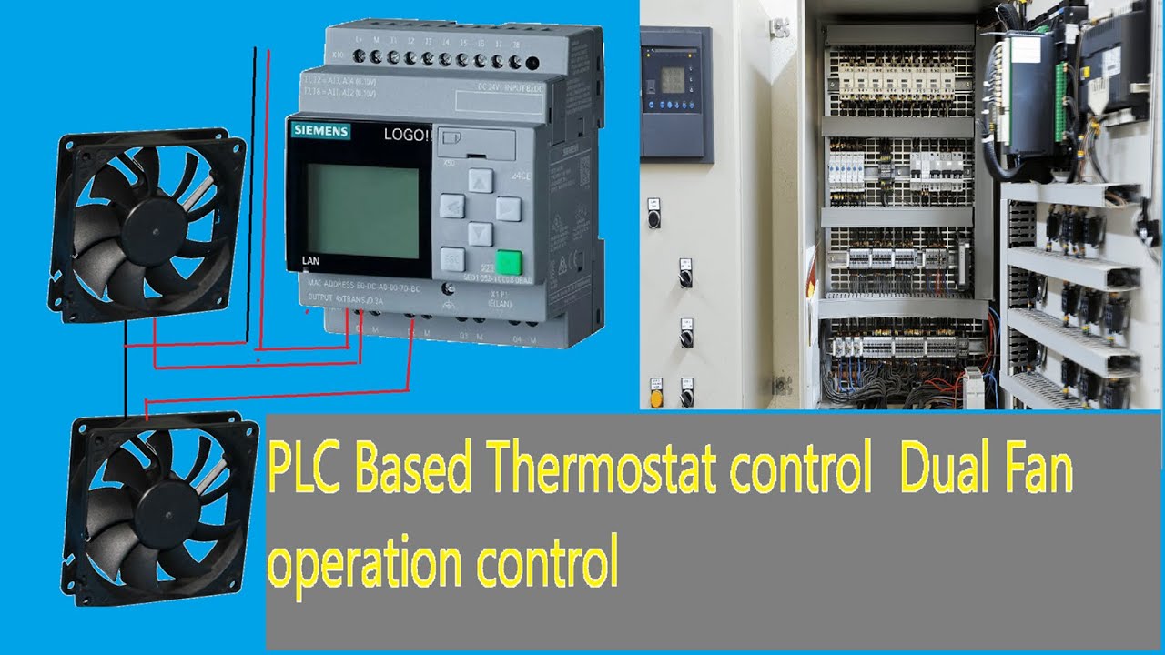 PLC Based Fan timer controler - YouTube