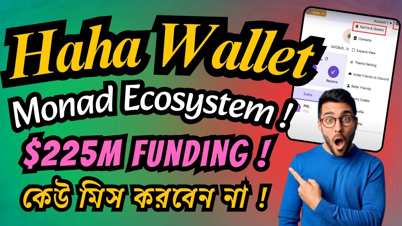 Haha Wallet Airdrop by Monad Ecosystem | How to Join Haha Wallet | New ...