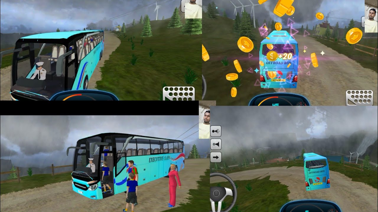 NEW BUS vs tup 5 GAME.80 #noobgamer #pnoobgamer#busgame android game ...