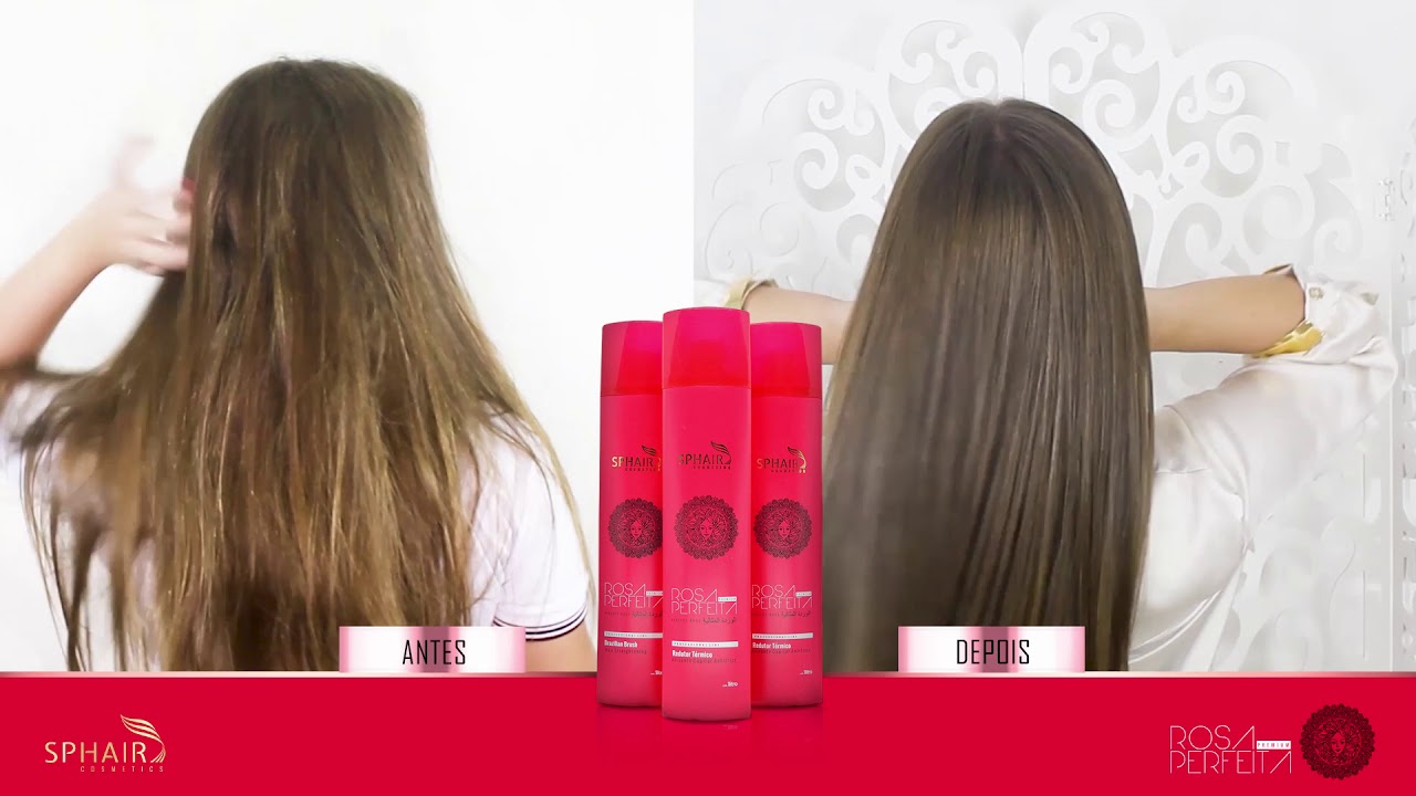Descubra a escova progressiva sem formol com reparação intensiva Rosa ...