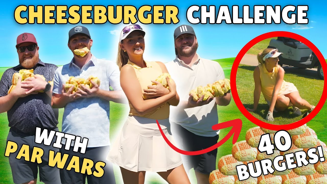 we tried the cheeseburger challenge.... it didn't end well!! - YouTube