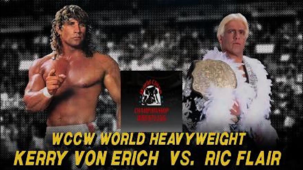 WWE 2K 23 - Kerry Von Erich vs Ric Flair - WCCW World Heavyweight ...