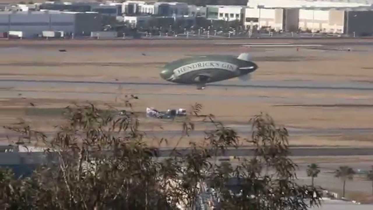 Hendrick's Gin Blimp Landing 04/13/2015 • Long Beach - YouTube