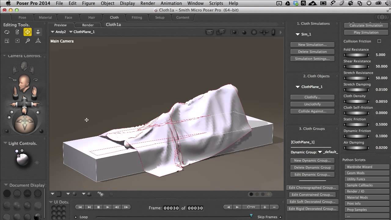 POSER Tutorial Lesson 5: Cloth Room - YouTube