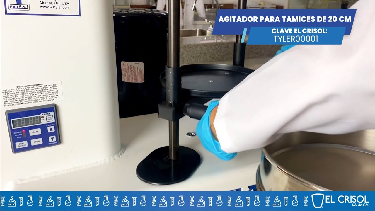 AGITADOR PARA TAMICES RO-TAP RX-29. WS TYLER - YouTube