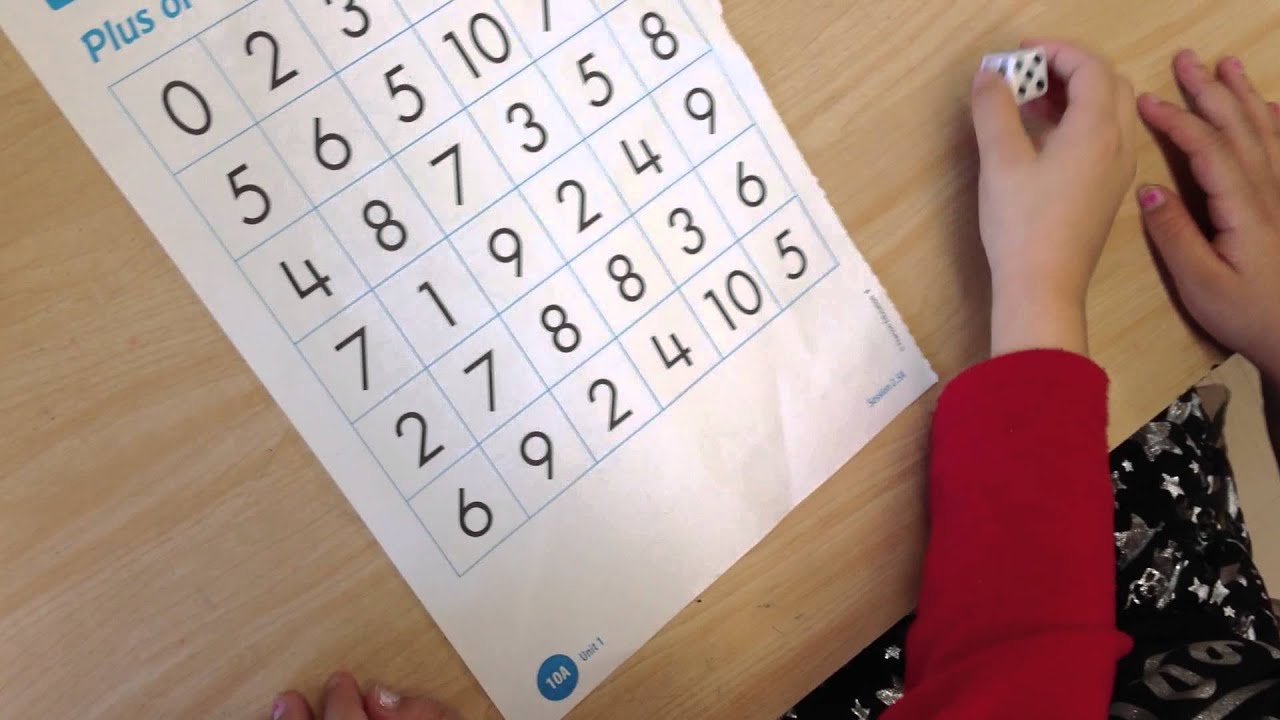 First Graders Playing "One More and One Less" Part 2 - YouTube