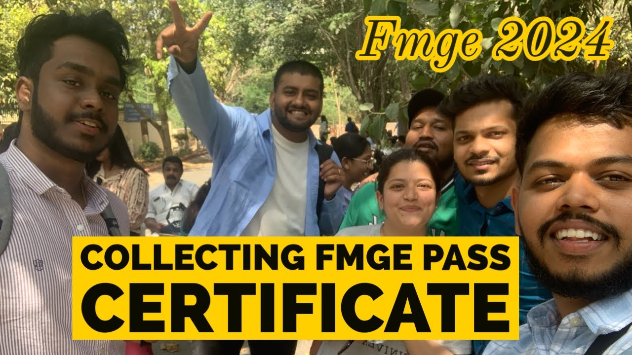 Collecting Fmge Pass Certificate |Smolensk State Medical University ...