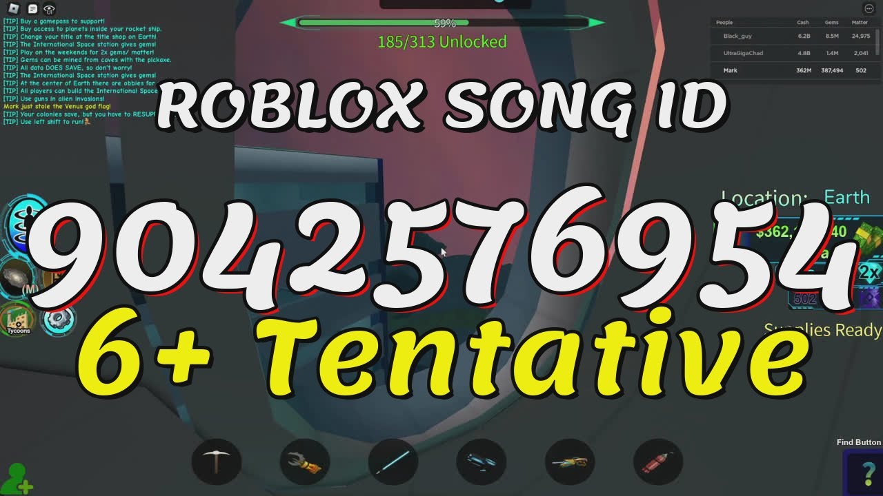 6+ Tentative Roblox Song IDs/Codes - YouTube