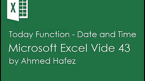 Date and Time Function - YouTube