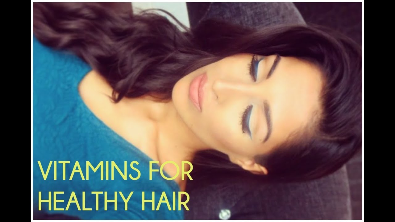 How To Grow Long Thick Healthy Hair With Vitamins Youtube