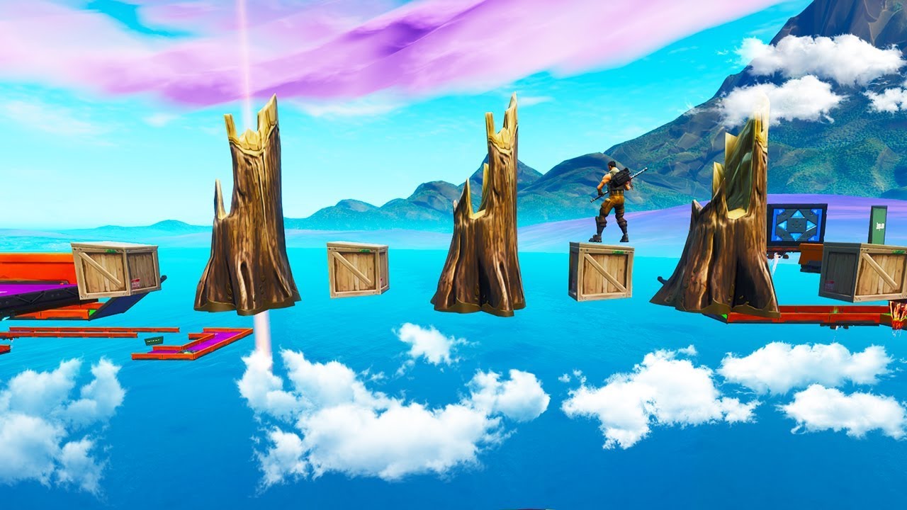 ONMOGELIJK LUCHT PARKOUR - Fortnite Parkour - YouTube