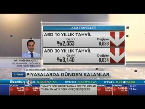 19.12.2016 - Bloomberg HT - 3. Seans - GCM Menkul Kıymetler Araştırma Müdürü Dr. Tuğberk Çitilci