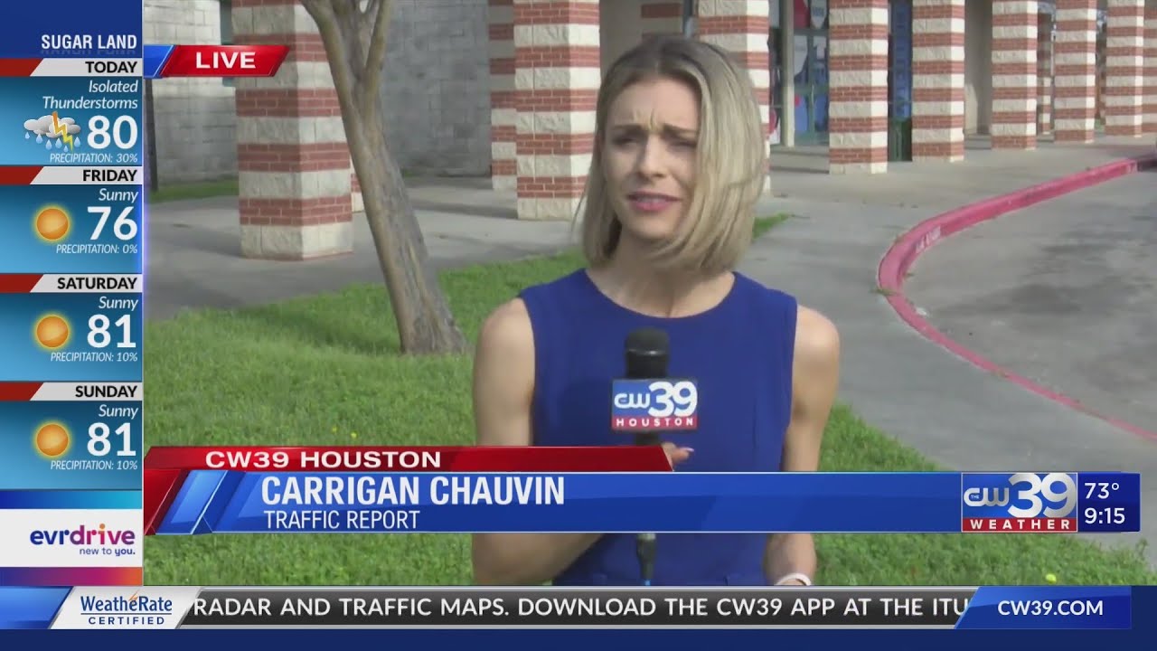 Meteorologist Carrigan Chauvin LIVE at Sylvan Rodriguez Elementary for ...
