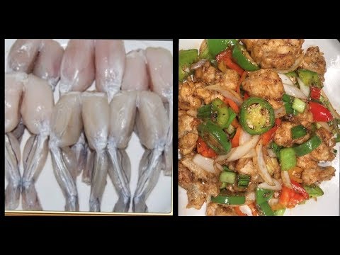 khmer food-House specail Exotic frog Legs កង្កែបឆាពិសេស - YouTube
