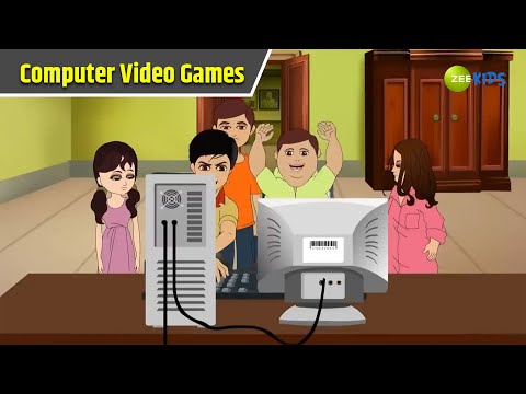 Computer Video Games | Magic Bhootu | Super Power Kids Show | Bangla Cartoon | Magic | KidZ