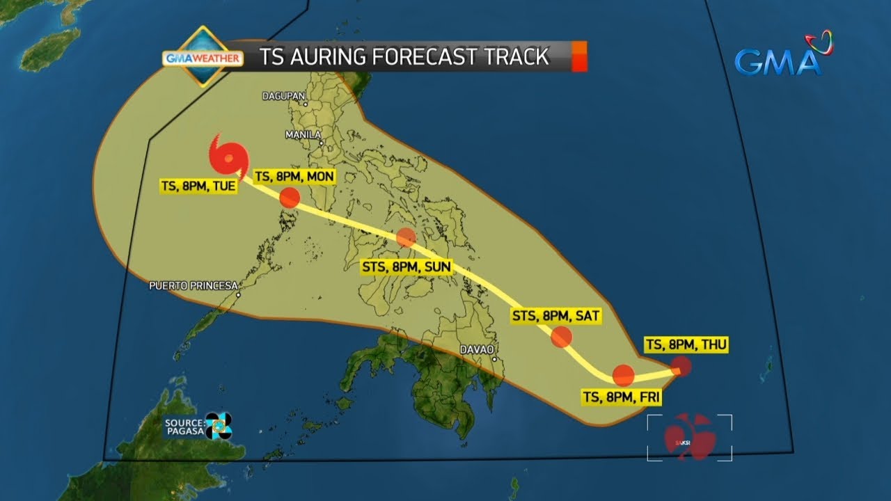 Bagyong Auring, nagbabadyang tumama sa Mindanao ngayong weekend | Saksi ...