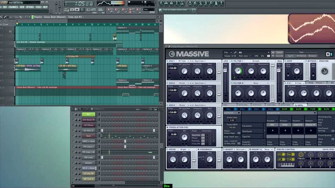 Sound test Dubstep with → Massive vst. [plugin] - YouTube
