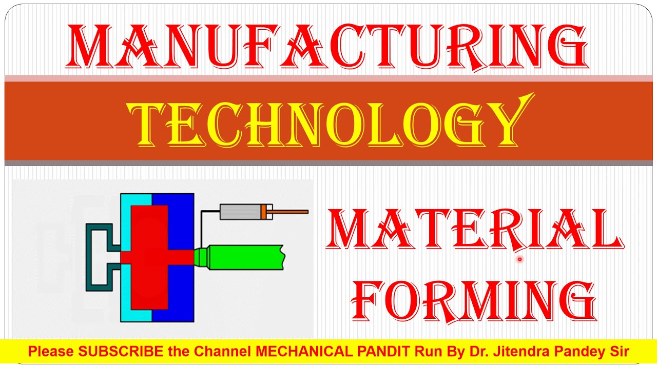 Manufacturing (Lect. 06) Material Forming - YouTube