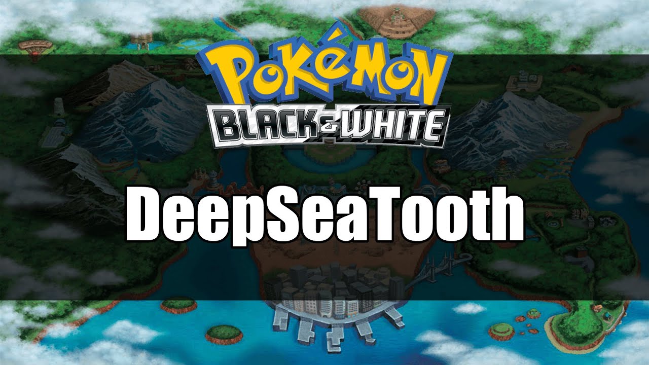 Pokemon Black and White | Where to get DeepSeaTooth - YouTube