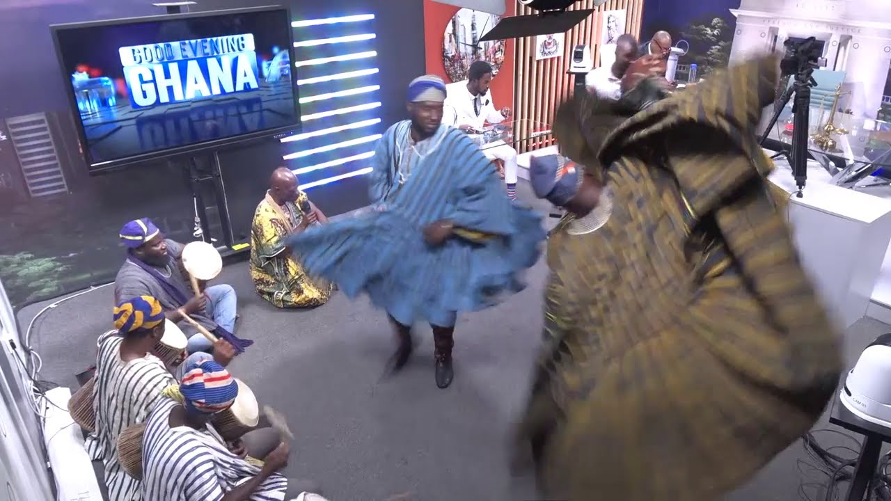 A great Dagomba Dance in the studio in commemoration of the Damba ...