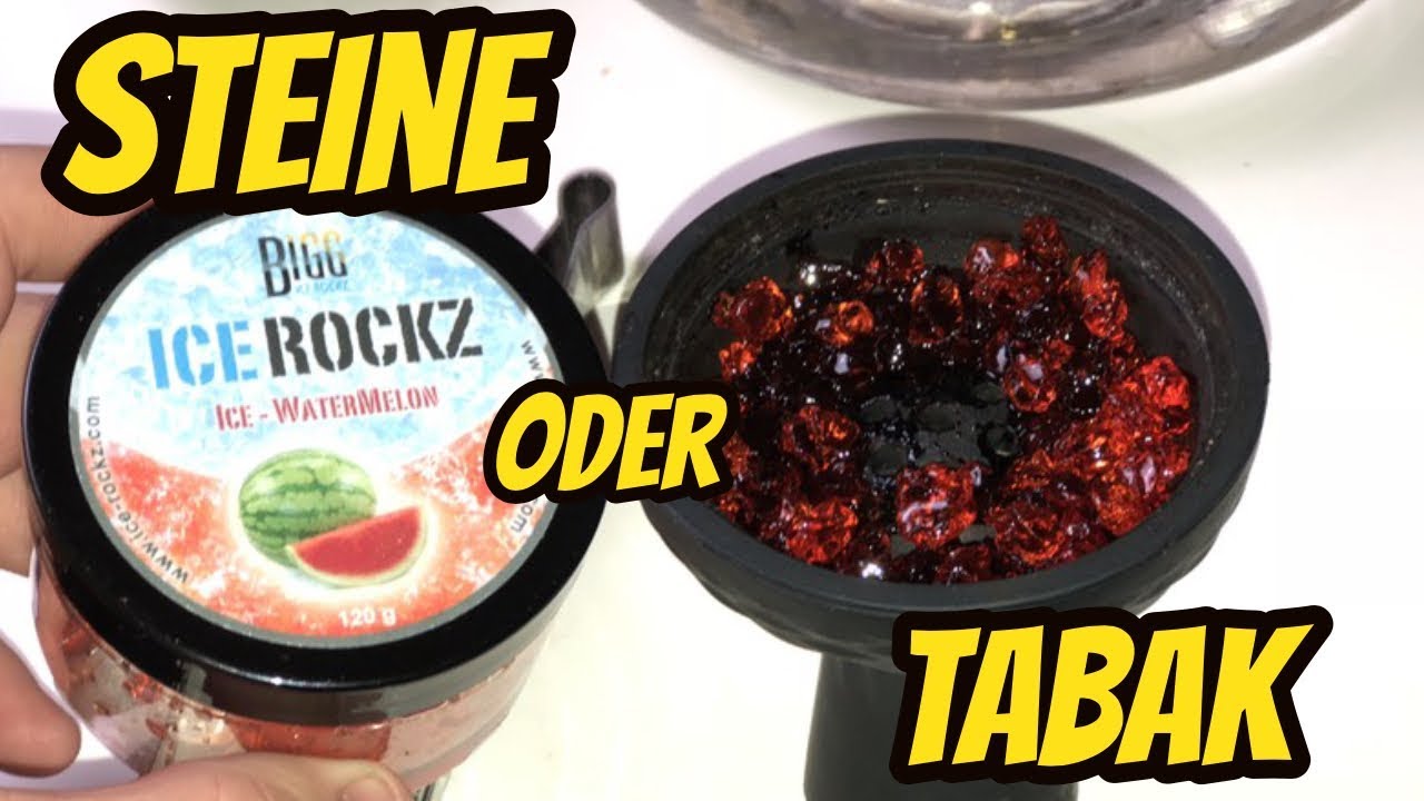 🗿SHISHA STEINE oder TABAK?(BIGG ICE ROCKZ Watermelone) | RobsenTx - YouTube