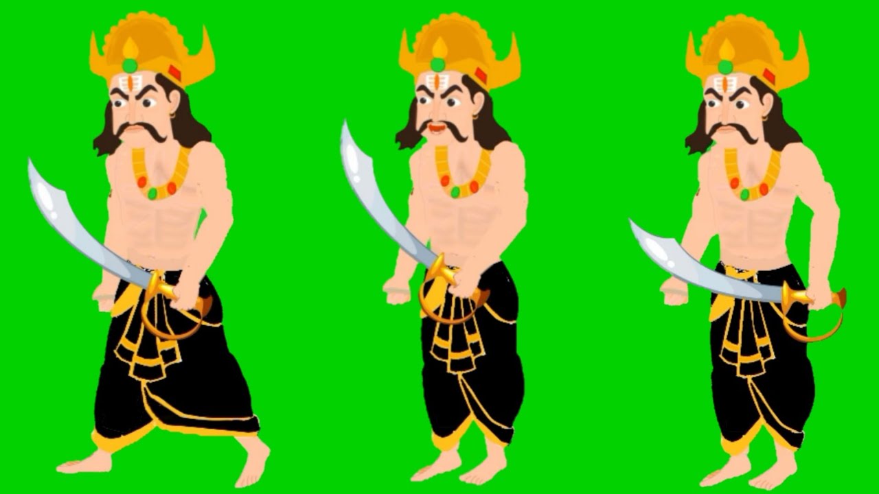 Ravan Green Screen/Green Screen Ravan/GS Characters Animation - YouTube